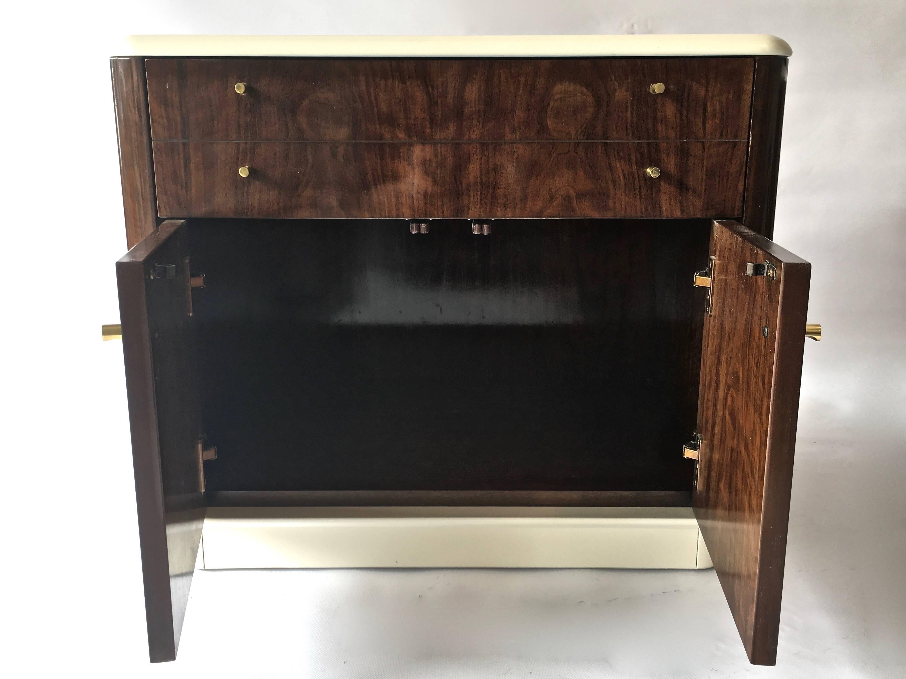 Mid-Century Pair of Drexel Nightstands or Chest at 1stDibs