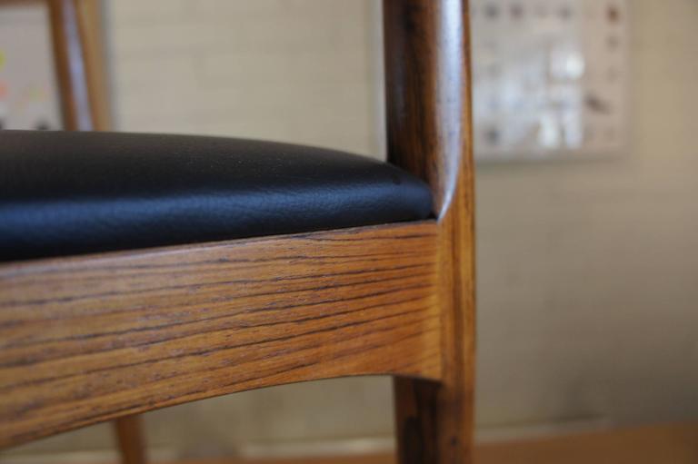 Set of Six Johannes Andersen for Christian Lindeberg #94 Dining Chairs ...