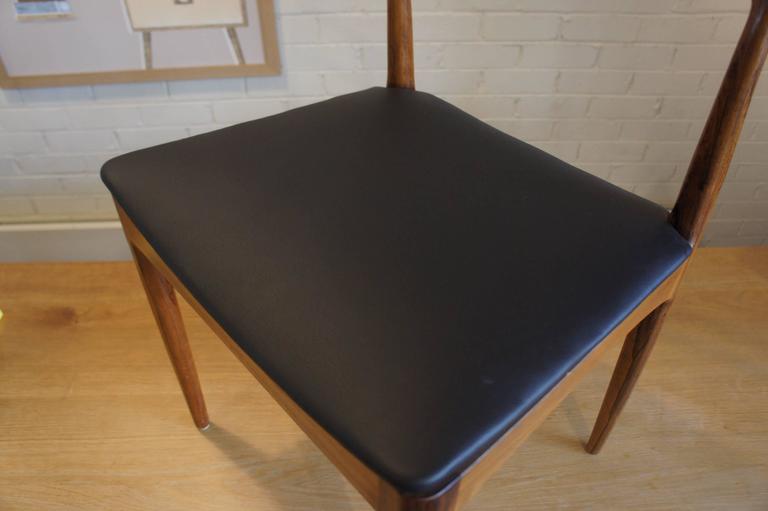 Set of Six Johannes Andersen for Christian Lindeberg #94 Dining Chairs ...