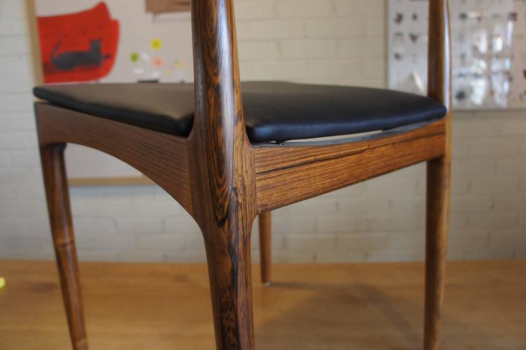 Set of Six Johannes Andersen for Christian Lindeberg #94 Dining Chairs ...