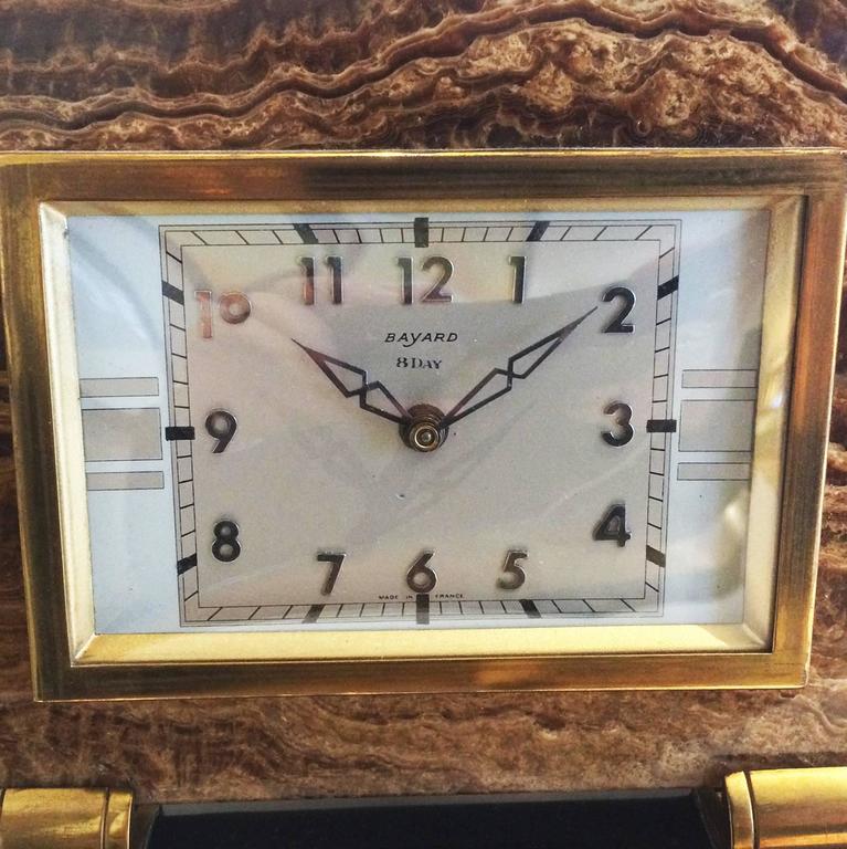 Art Deco French Clock by Bayard at 1stDibs