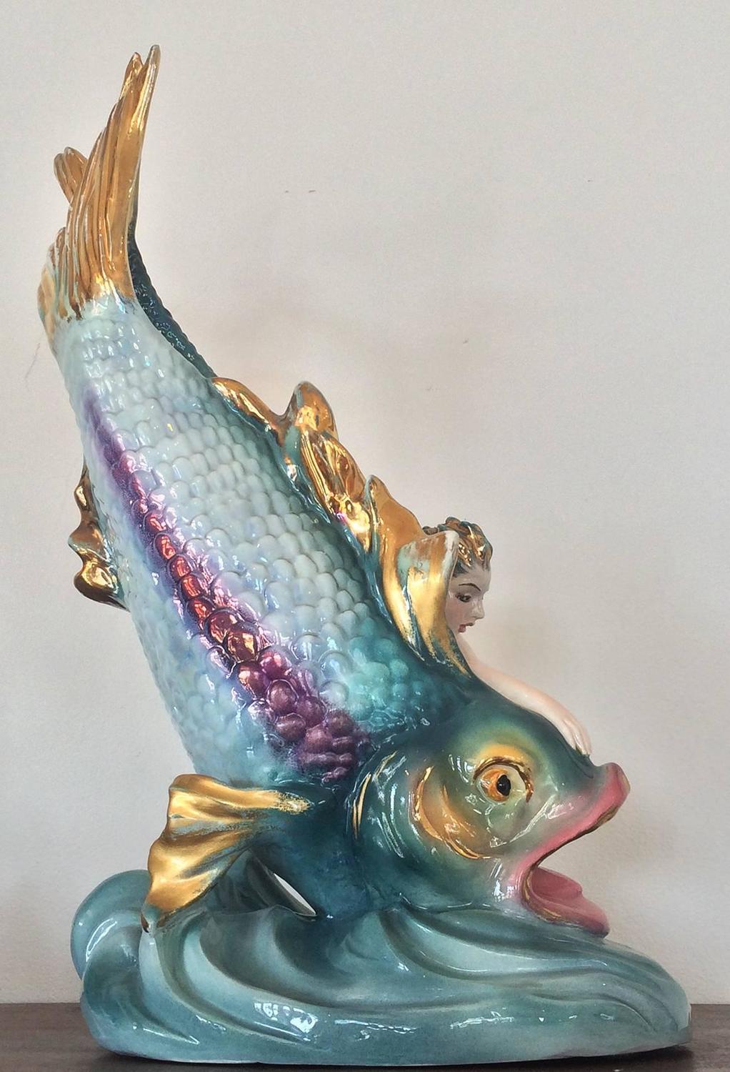1940s Mermaid by Victor Bertolotti ex Lenci Artist at 1stdibs