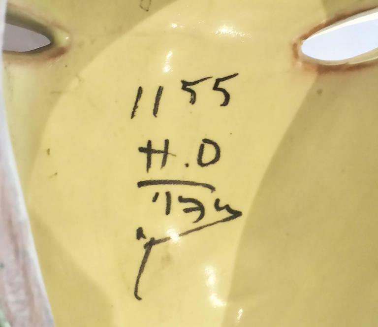 Art Deco Goldscheider Wall Mask at 1stDibs