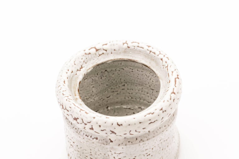 Vintage Japanese Shino Pottery Mizusashi Water Pot for Tea Ceremony at ...