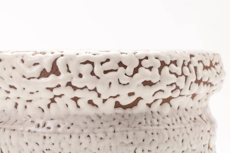 Vintage Japanese Shino Pottery Mizusashi Water Pot for Tea Ceremony at ...