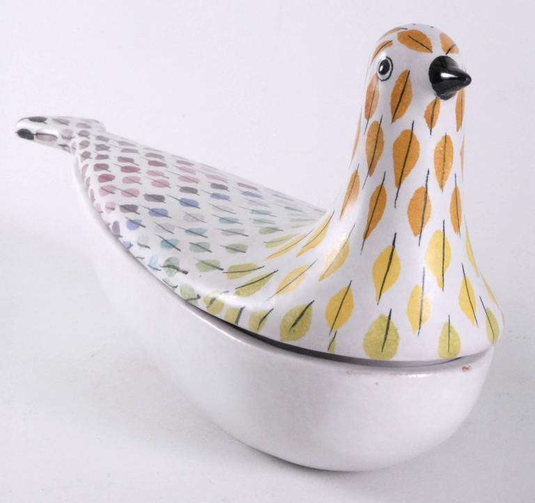 Bitossi, Londi Design, 'Piume Multicolore' Pattern, Italy, circa 1955 ...