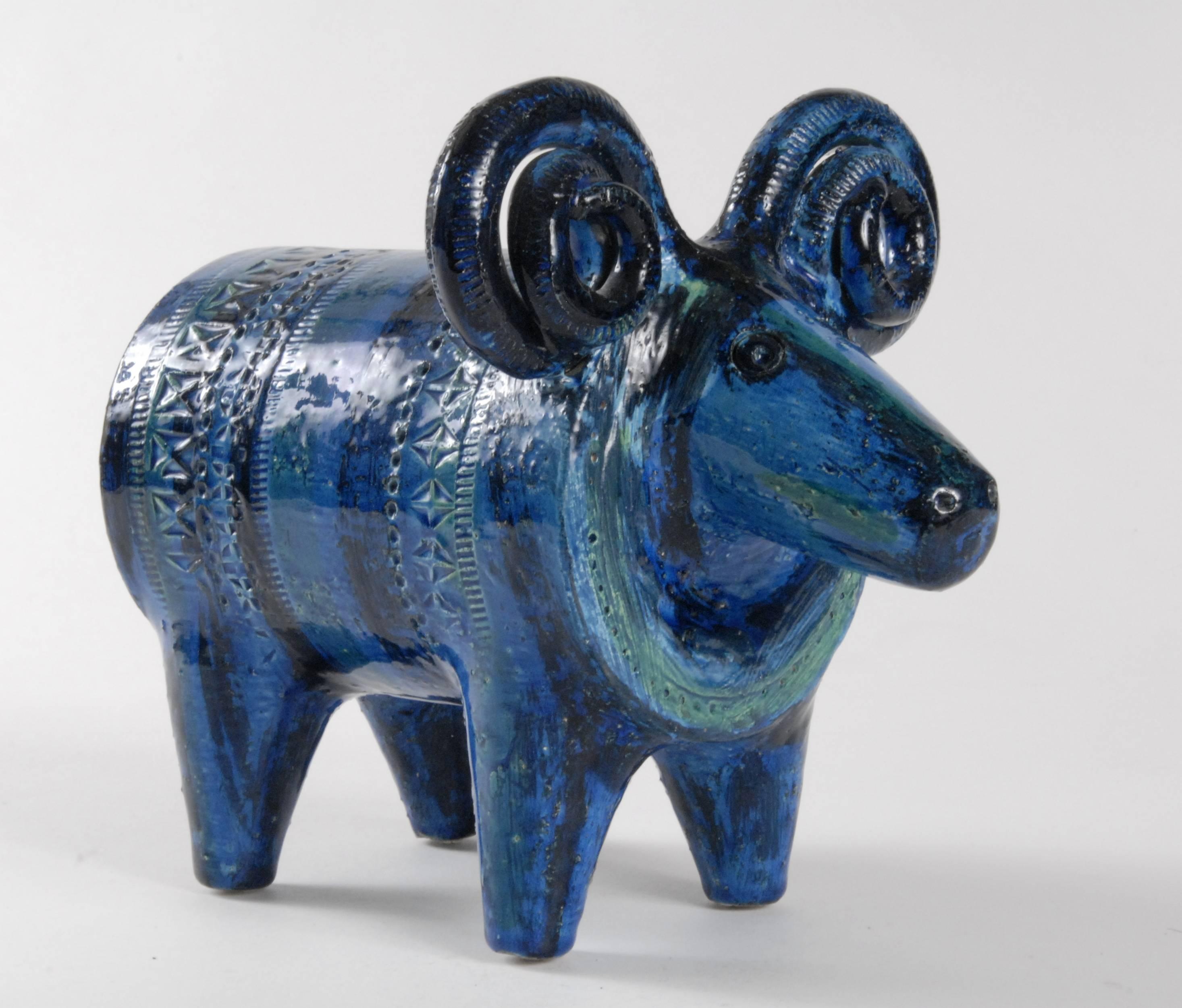 Bitossi Ram, by Aldo Londi, circa 1965, Italy at 1stDibs