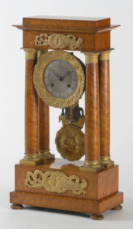 French Portico Timber Clock, circa 1815 For Sale at 1stDibs | timber ...