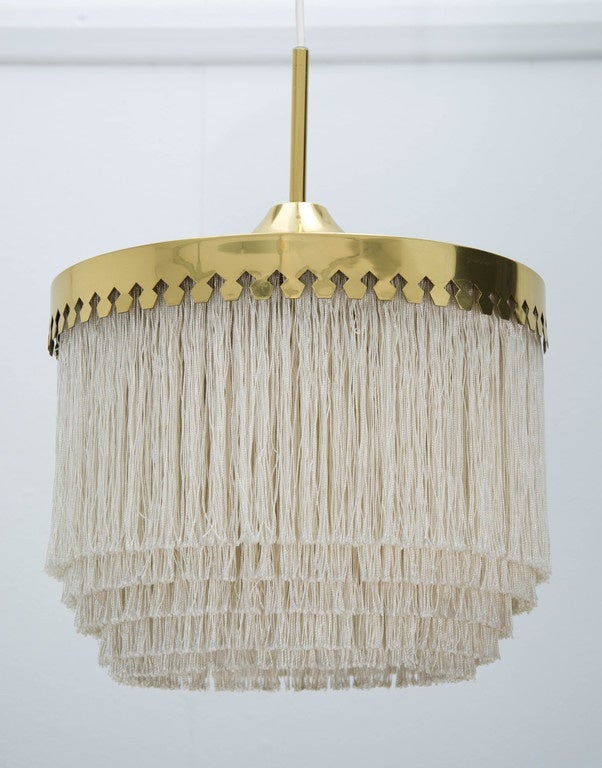 Fringed Pendant Light by Hans-Agne Jakobsson, Sweden, 1960s at 1stDibs ...