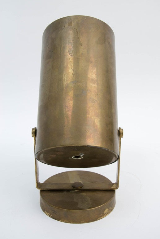 Mid-Century Brass Spotlight at 1stDibs