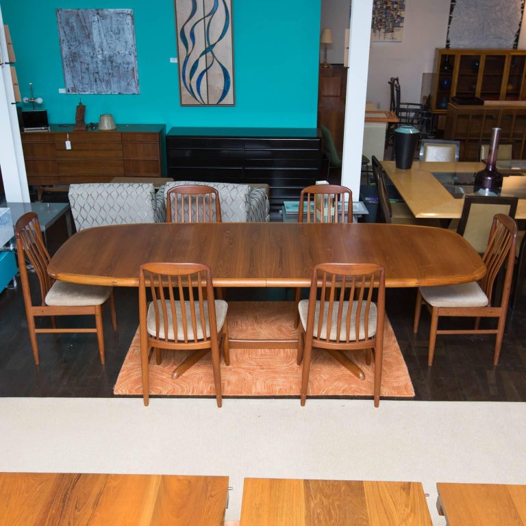Danish Modern Ansager Mobler Teak Dining Table at 1stDibs