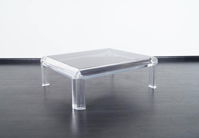 Vintage Lucite Coffee Table at 1stDibs