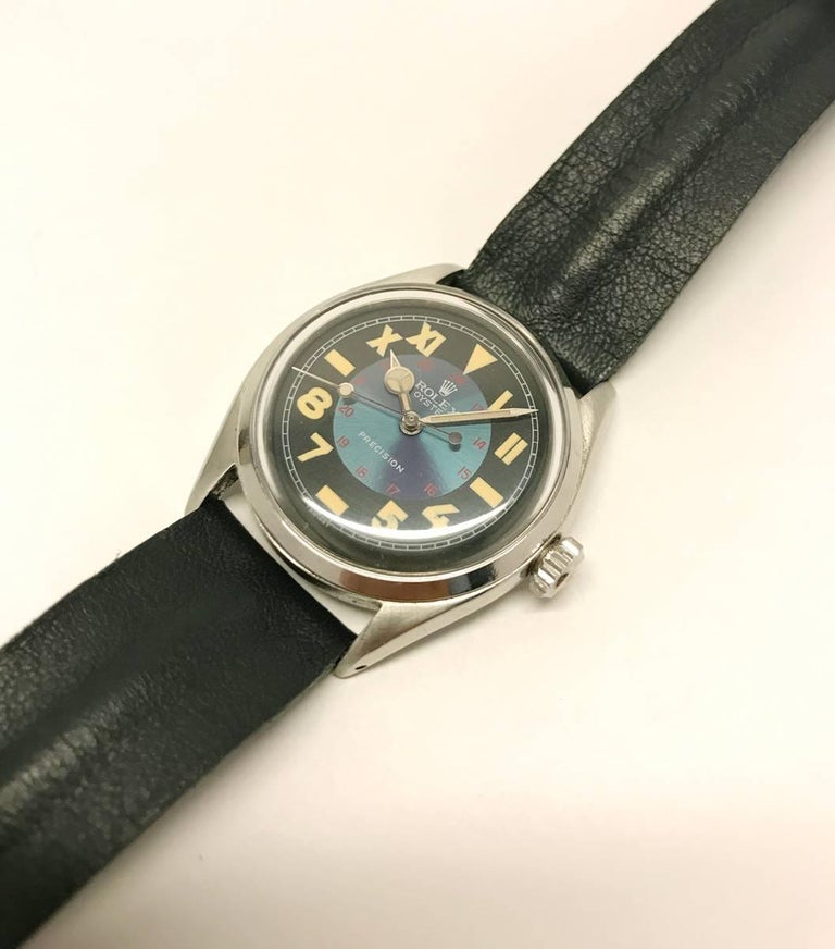 Vintage Oyster Unisex Rolex Wristwatch with California Military Dial at ...