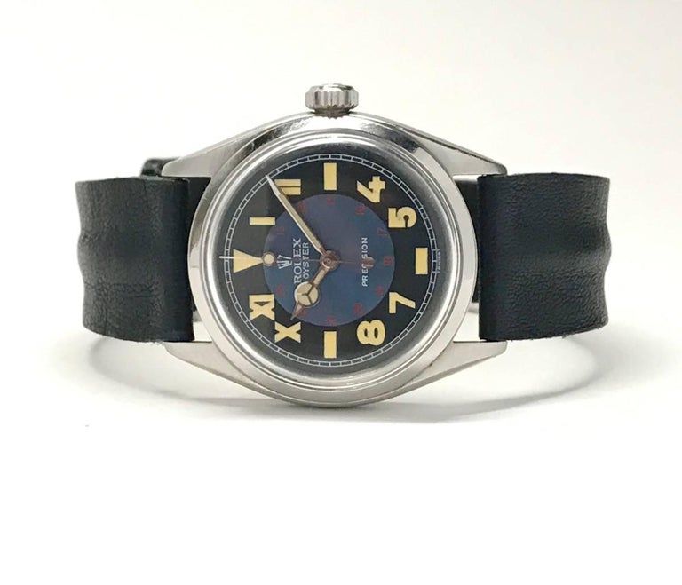Vintage Oyster Unisex Rolex Wristwatch with California Military Dial at ...