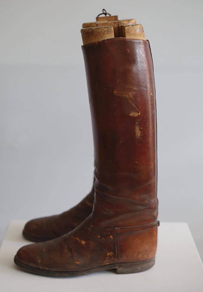 Decorative Handmade Vintage Men's Riding Boots c.1910-1940 For Sale at ...