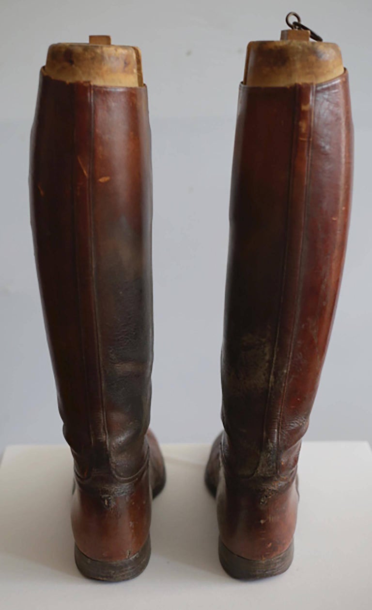 Decorative Handmade Vintage Men's Riding Boots c.1910-1940 For Sale at ...