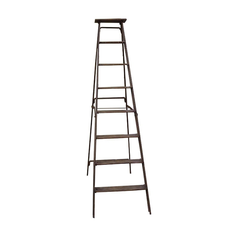 1930s Steel and Wood Ladder at 1stDibs