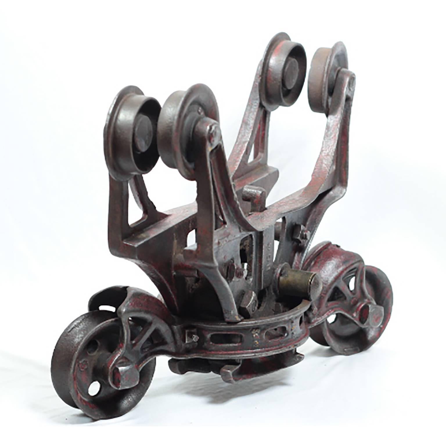 Early 20th Century Cast Iron Hay Trolley For Sale at 1stDibs | hay ...