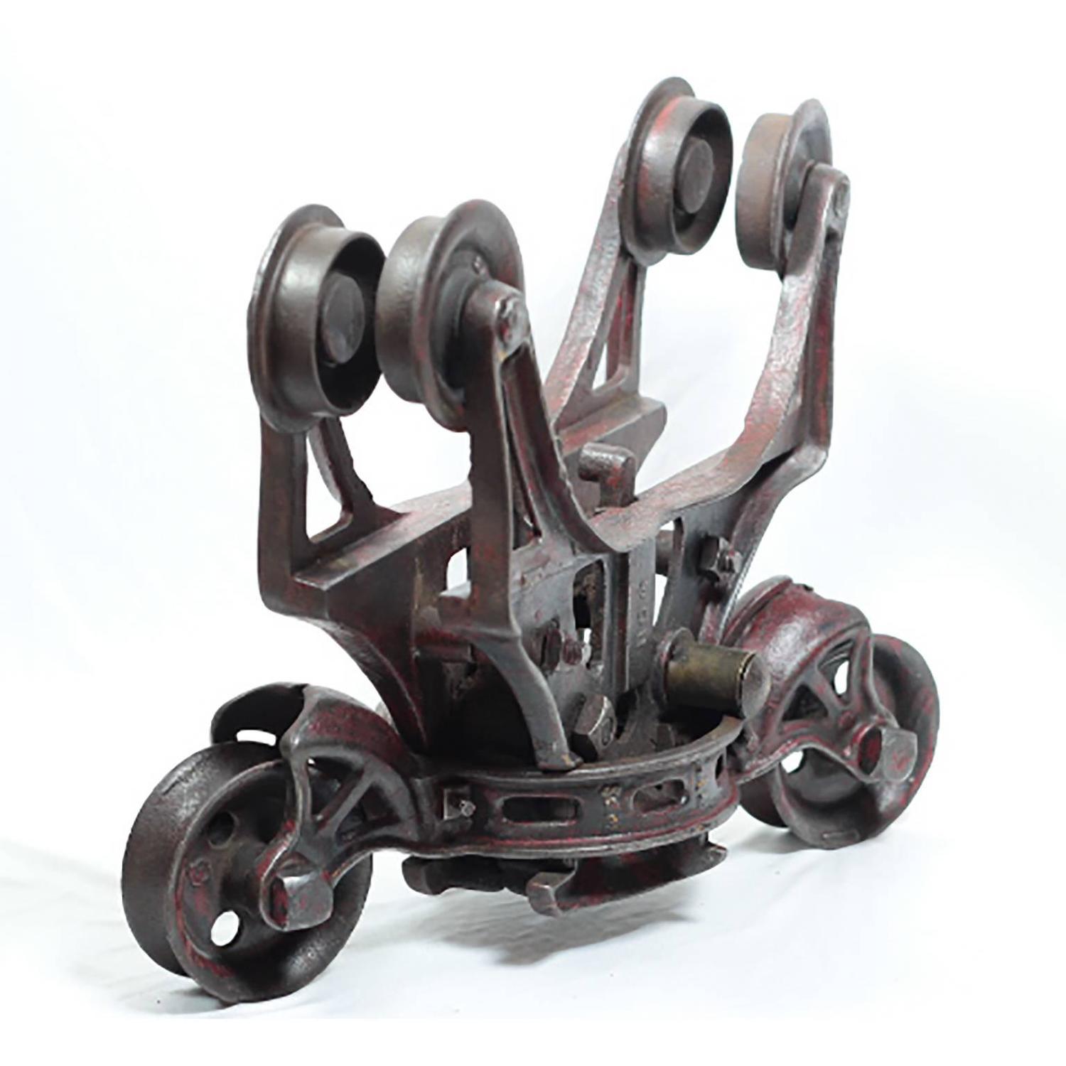 Early 20th Century Cast Iron Hay Trolley For Sale at 1stdibs