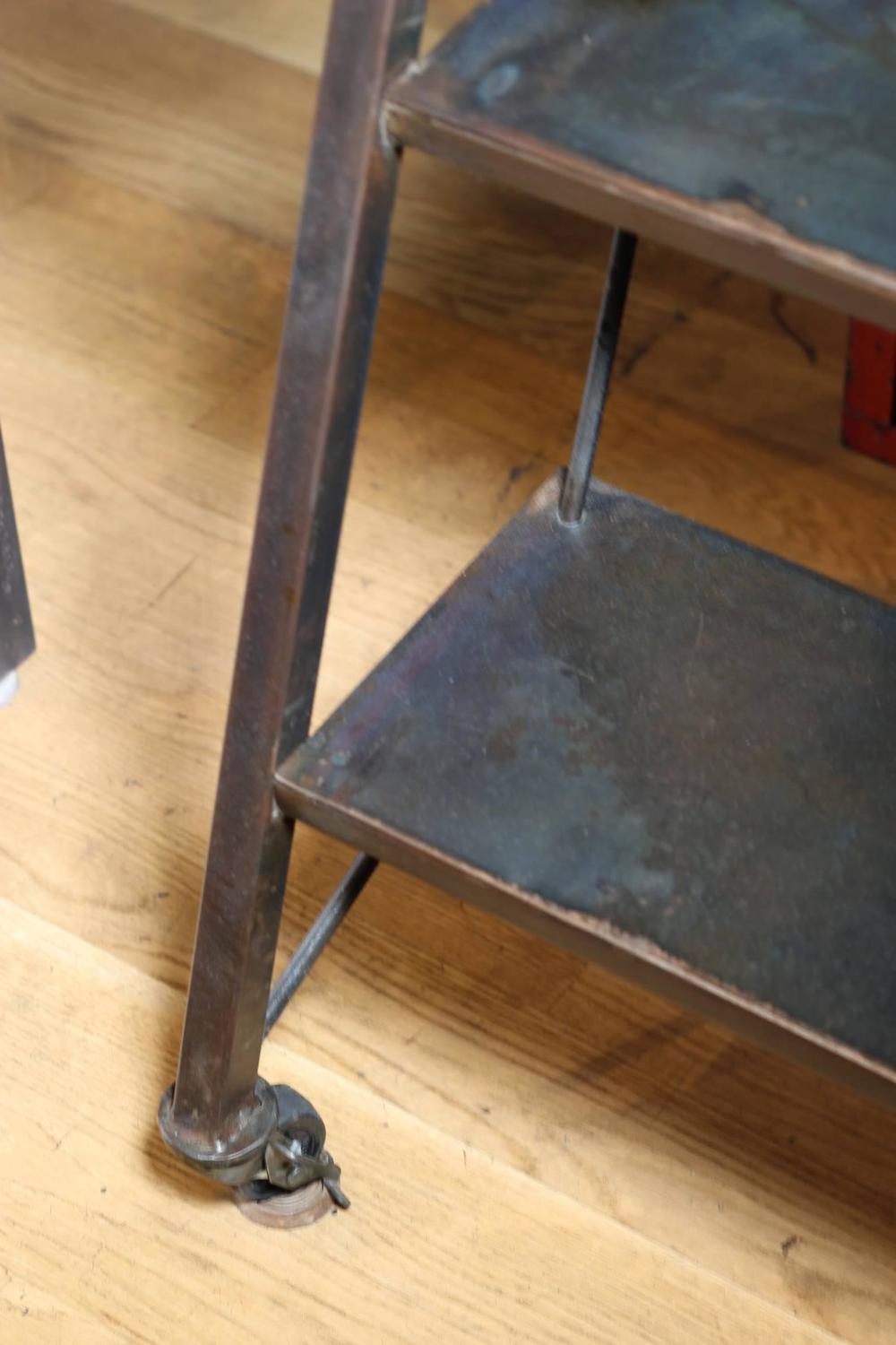 Monumental Custom Steel Rolling Library Ladder For Sale at 1stdibs