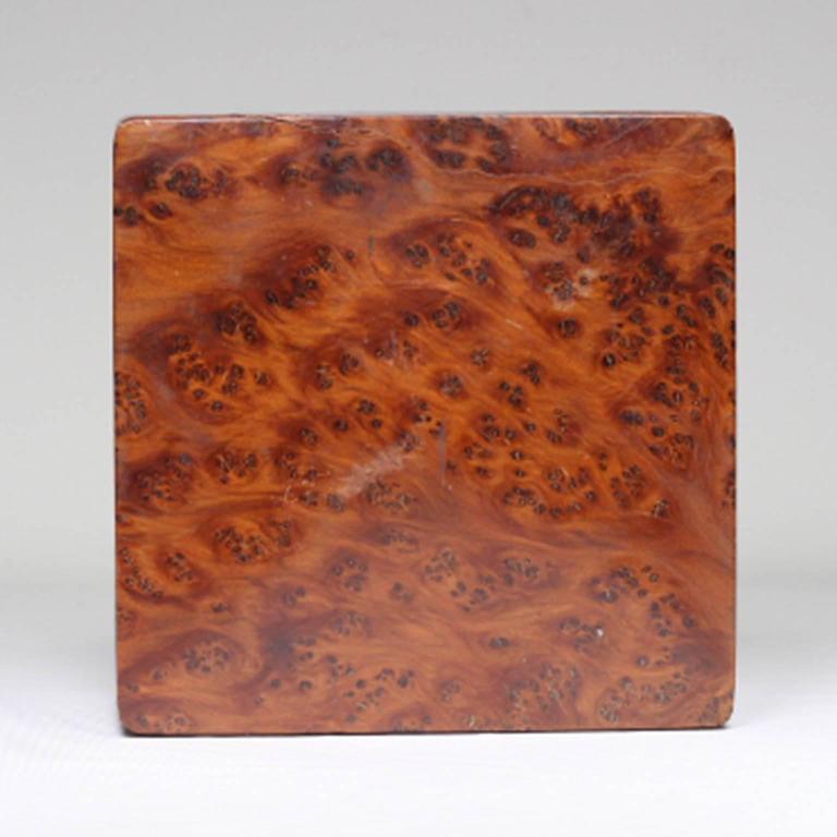 Burl Wood Box For Sale at 1stDibs