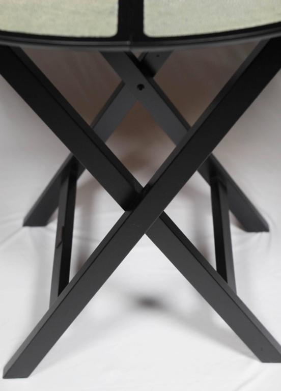 Promemoria "Battista" Folding Side Table in Shagreen at 1stDibs