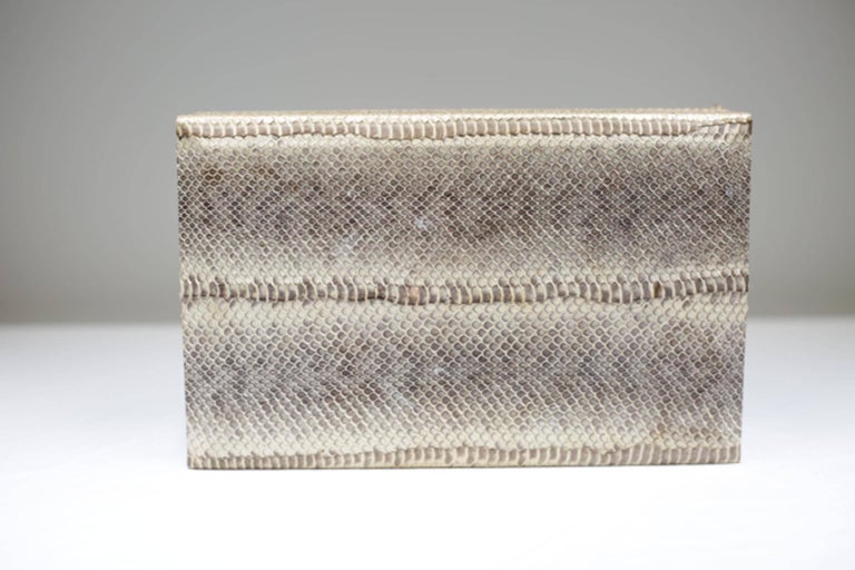 Genuine Snakeskin Box For Sale at 1stDibs