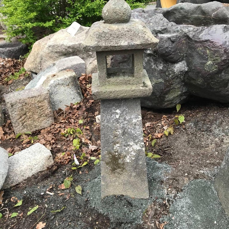Japanese Antique Stone "Pathway Lantern", 19th Century at 1stDibs