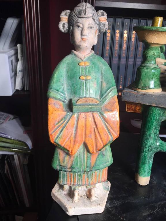 Important Ancient Chinese Antique Banquet Table with Attendants Ming ...