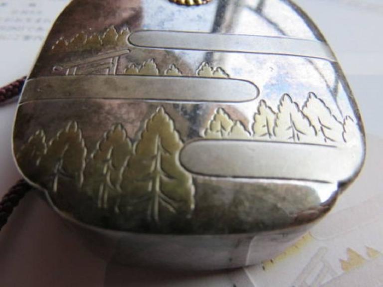 Imperial Emperor's Treasure Gilt Silver "Shrine" Keepsake Box, 1938 at ...