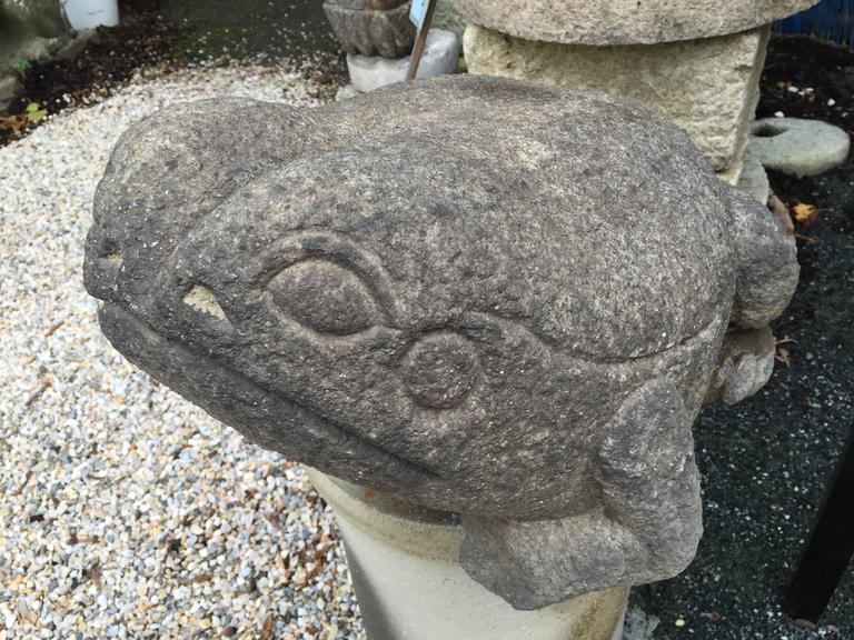 Giant Japanese Stone Toad Frog 80 Years Old from Shiga Garden at 1stDibs