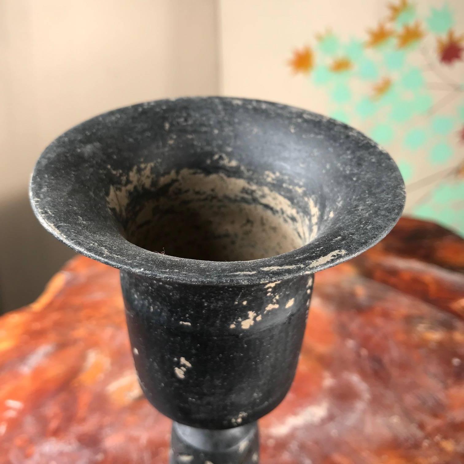 Rare Chinese Neolithic Longshan Culture Black "Egg-Shell" Pottery Stem ...