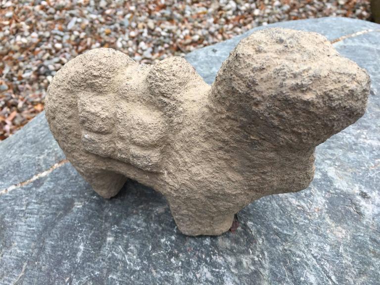 Two Old and Early Hand-Carved Stone Camels Good Garden Elements at 1stDibs