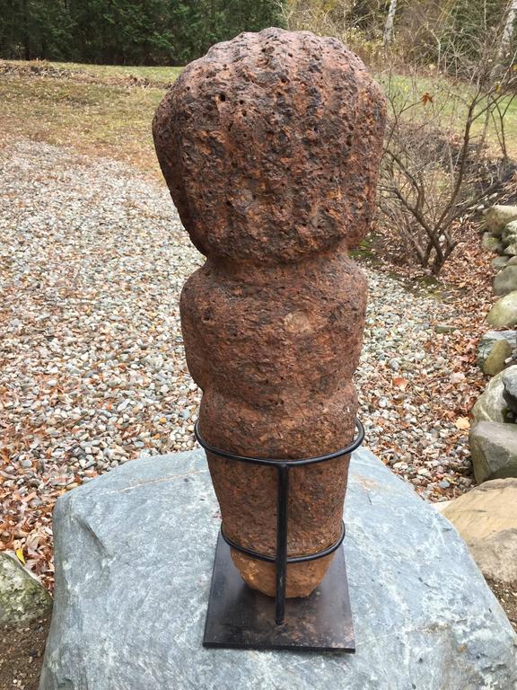 African Big "Bongo Peoples" Stone Female Figure For Sale at 1stDibs