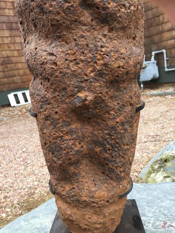 African Big "Bongo Peoples" Stone Female Figure For Sale at 1stDibs