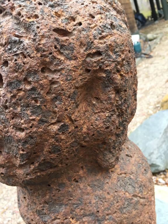 African Big "Bongo Peoples" Stone Female Figure For Sale at 1stDibs