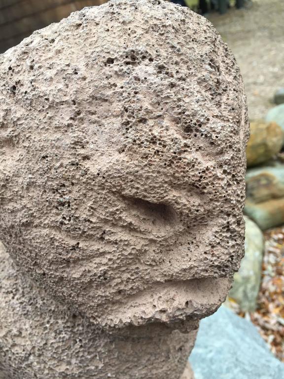 Important Ancient Hawaiin Aumakua Stone Sculpture 1810 Honolulu with ...