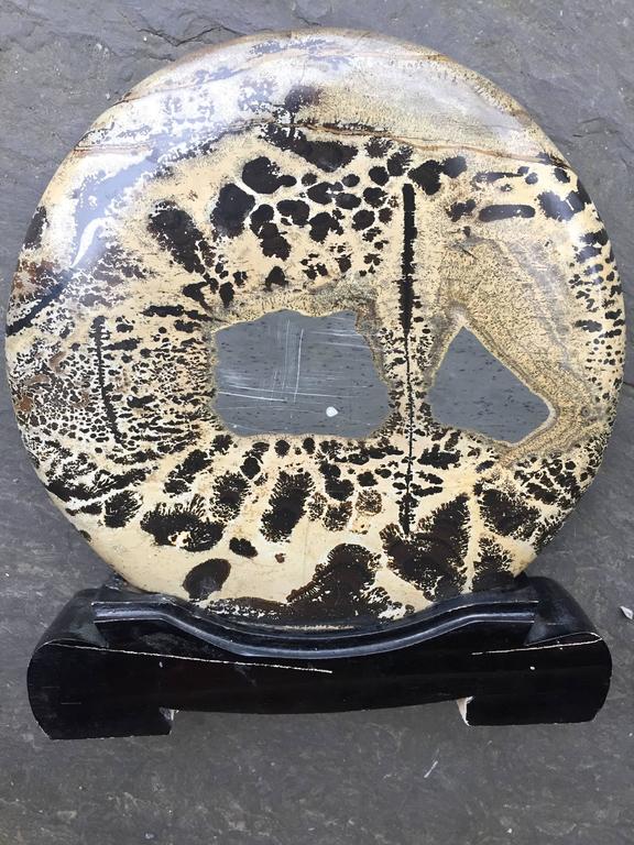 Extraordinary Natural Viewing "Moon Shape" Stone at 1stDibs