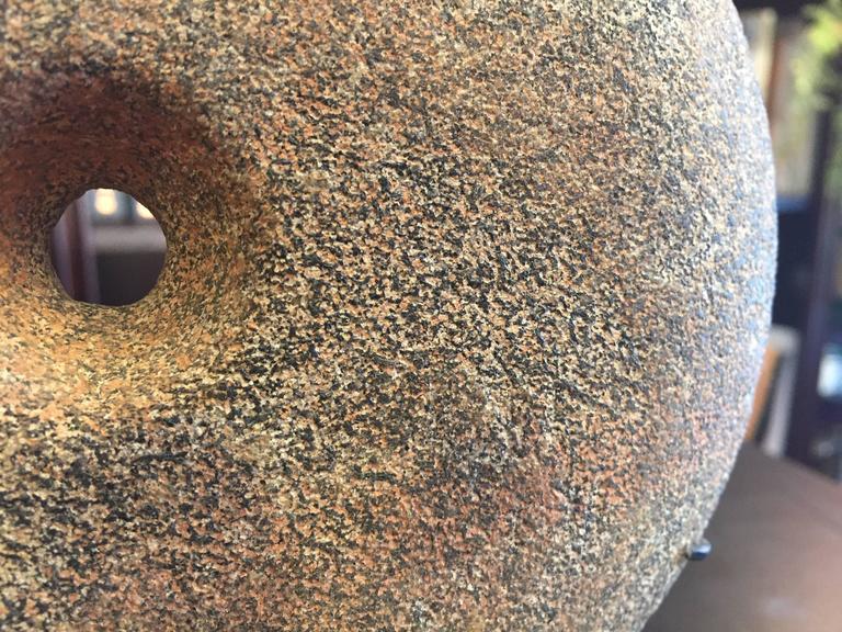 Ancient Stone Bi Disc from Early Africa Private Collection with Custom ...