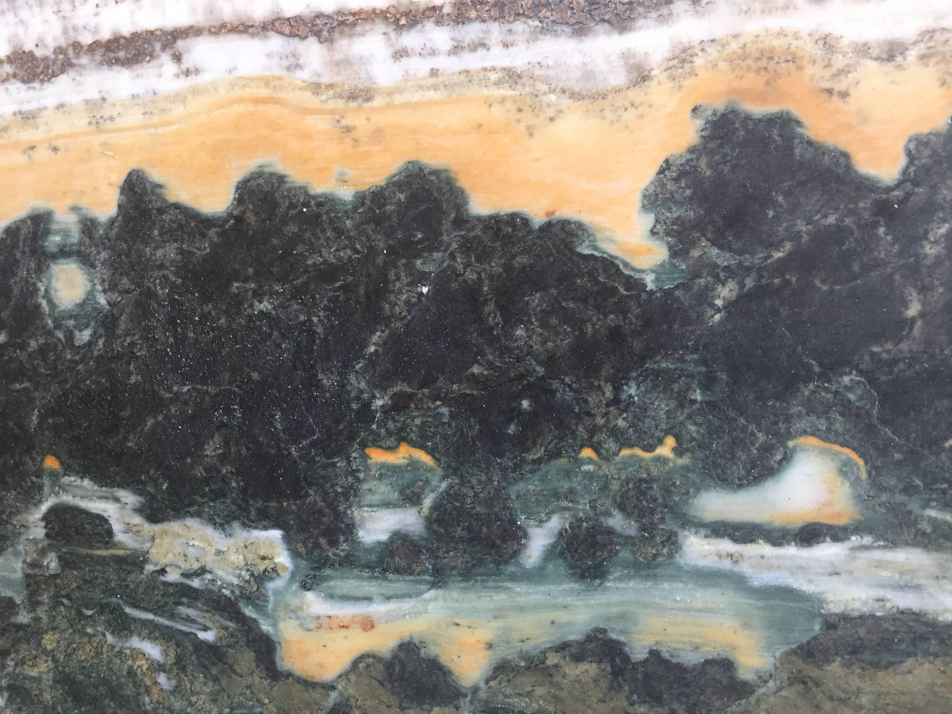 Chinese Extraordinary Natural Landscape Stone "Painting" 19 Crags at ...