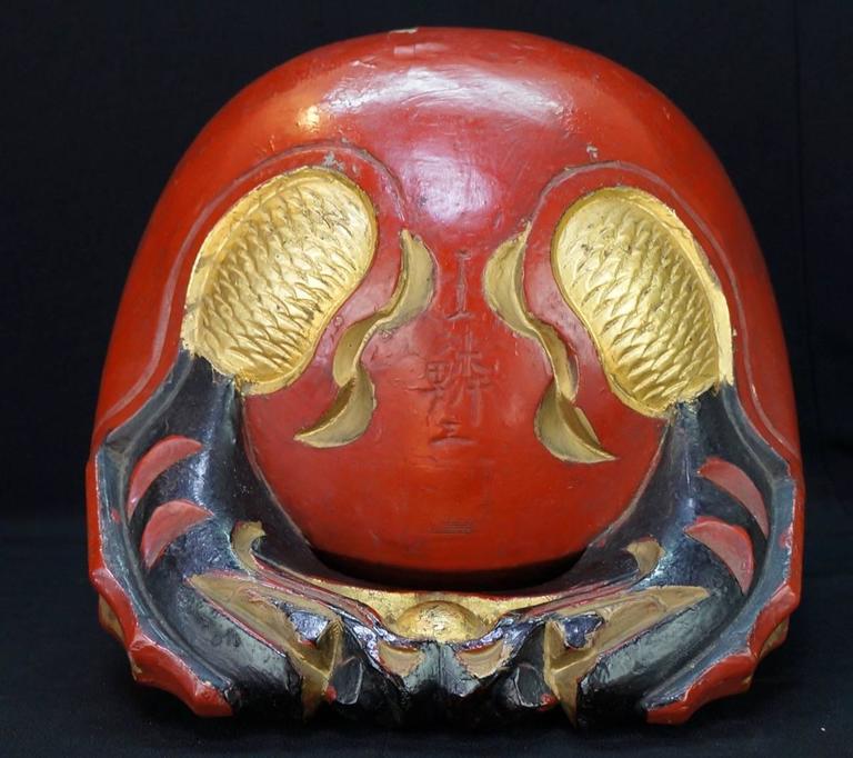 Japanese Big Buddhist Zen Wood Fish Chanting Drum Mokugyo Dragon Fish ...