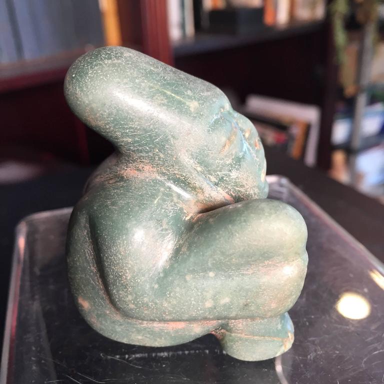 Gift of Ancient Jade Pre Columbian Figure, 1000-400 BC Human or ...