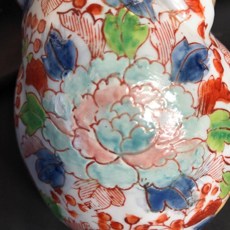 Old Japanese Vintage Red Scampering Rabbit Sculpture with fine details ...