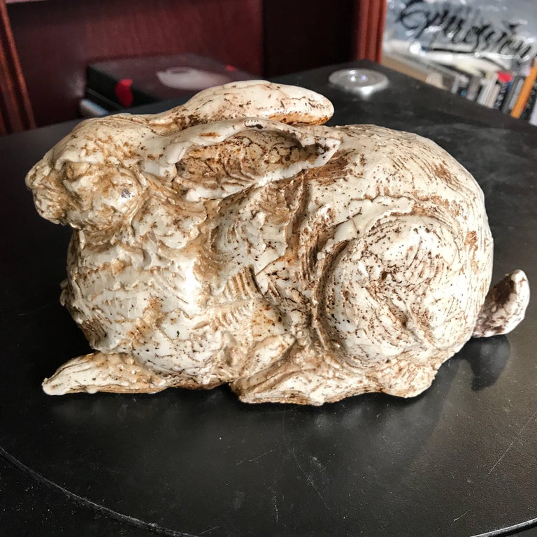 Japan Fine Scampering Rabbit Handmade and Hand-Painted Ceramic ...