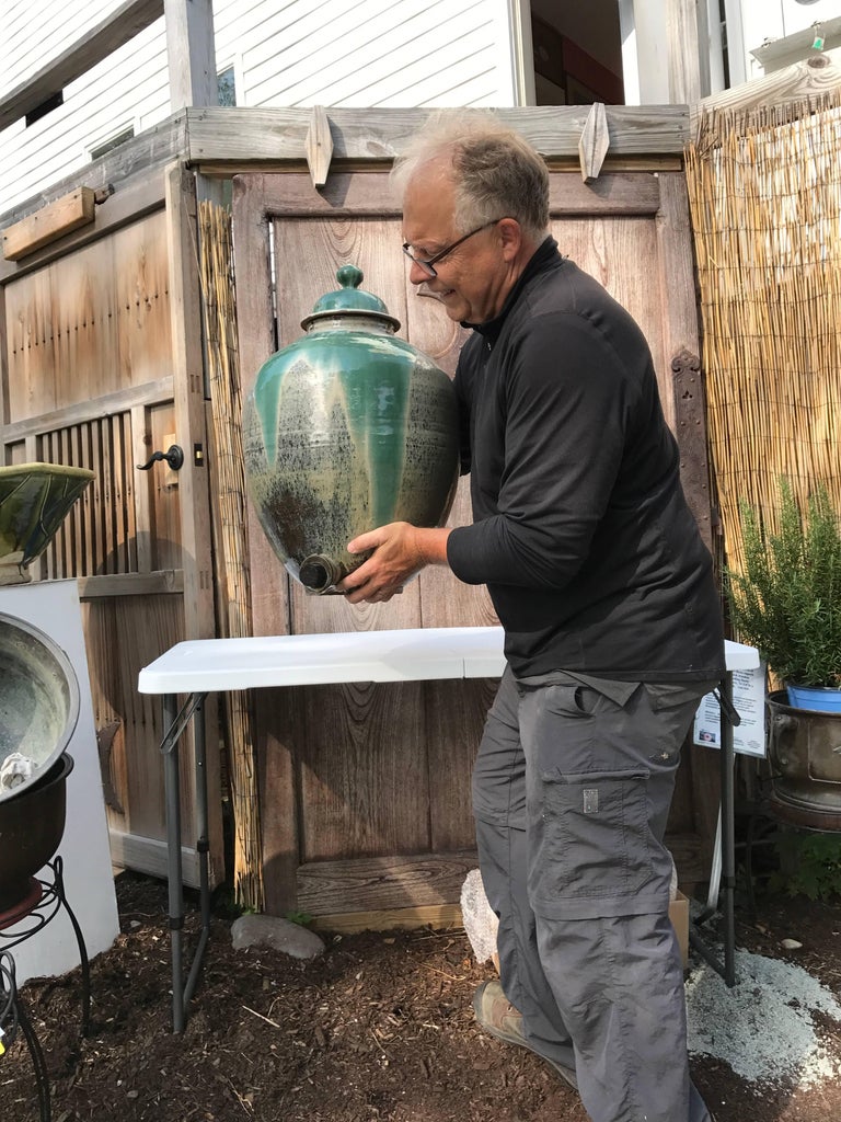 Japan Early Antique Hand-Painted One-of-a-Kind Ceramic Lidded Soy ...