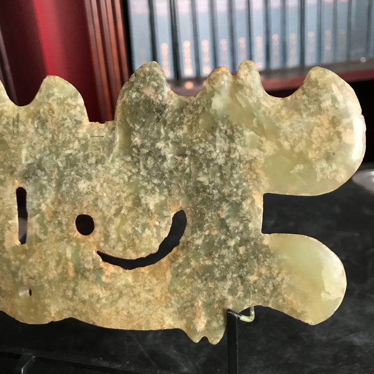 China Ancient Hongshan Culture Jade "Cloud and Hook" Ornament, 3500 ...