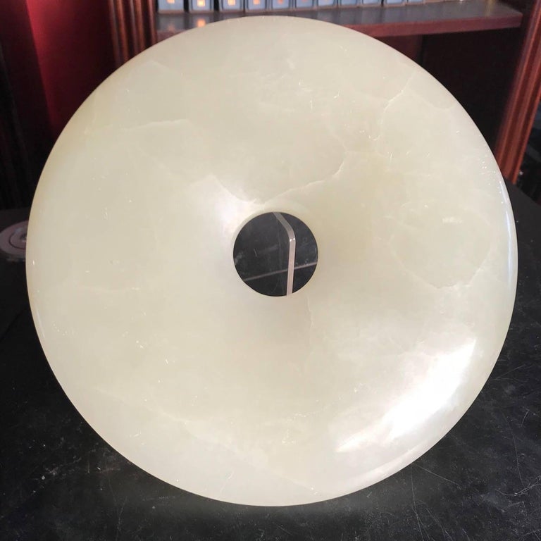 Translucent Beautiful Large Round Jade-Green Color Stone Garden ...