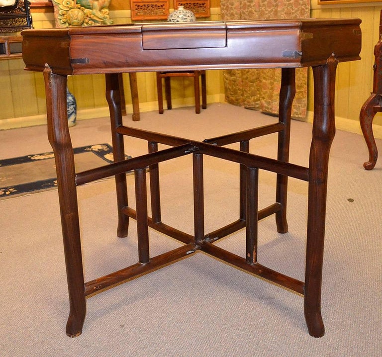 Chinese Antique Gaming Table with Vintage Game, Qing Dynasty, 19th ...