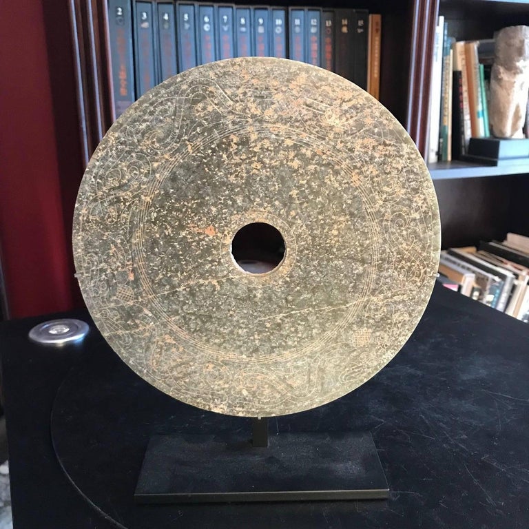 Ancient China Jade Bi Disc, Han Dynasty 206 BC- 220 AD, #2 For Sale at ...