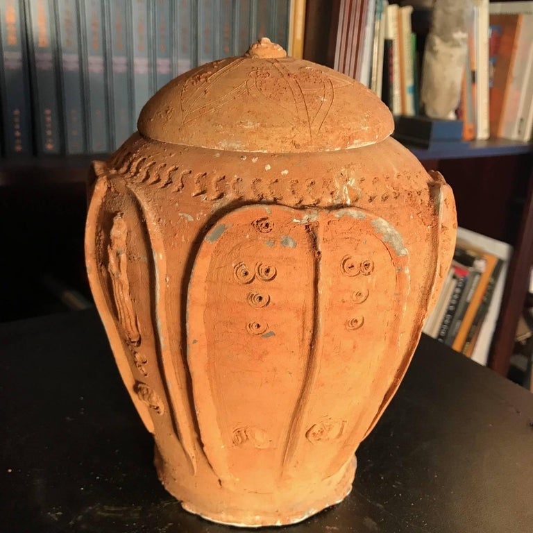 Ancient Chinese Buddhist "Lotus" Offering Jar 900 AD at 1stDibs